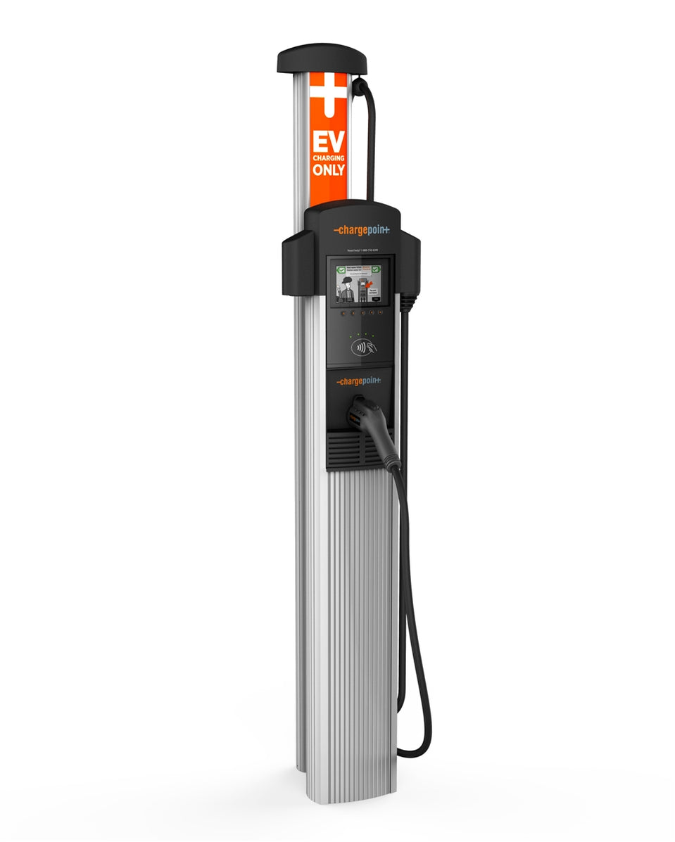 Chargepoint CT4000 | PEDESTAL | Level 2 AC Commercial Charging Station ...