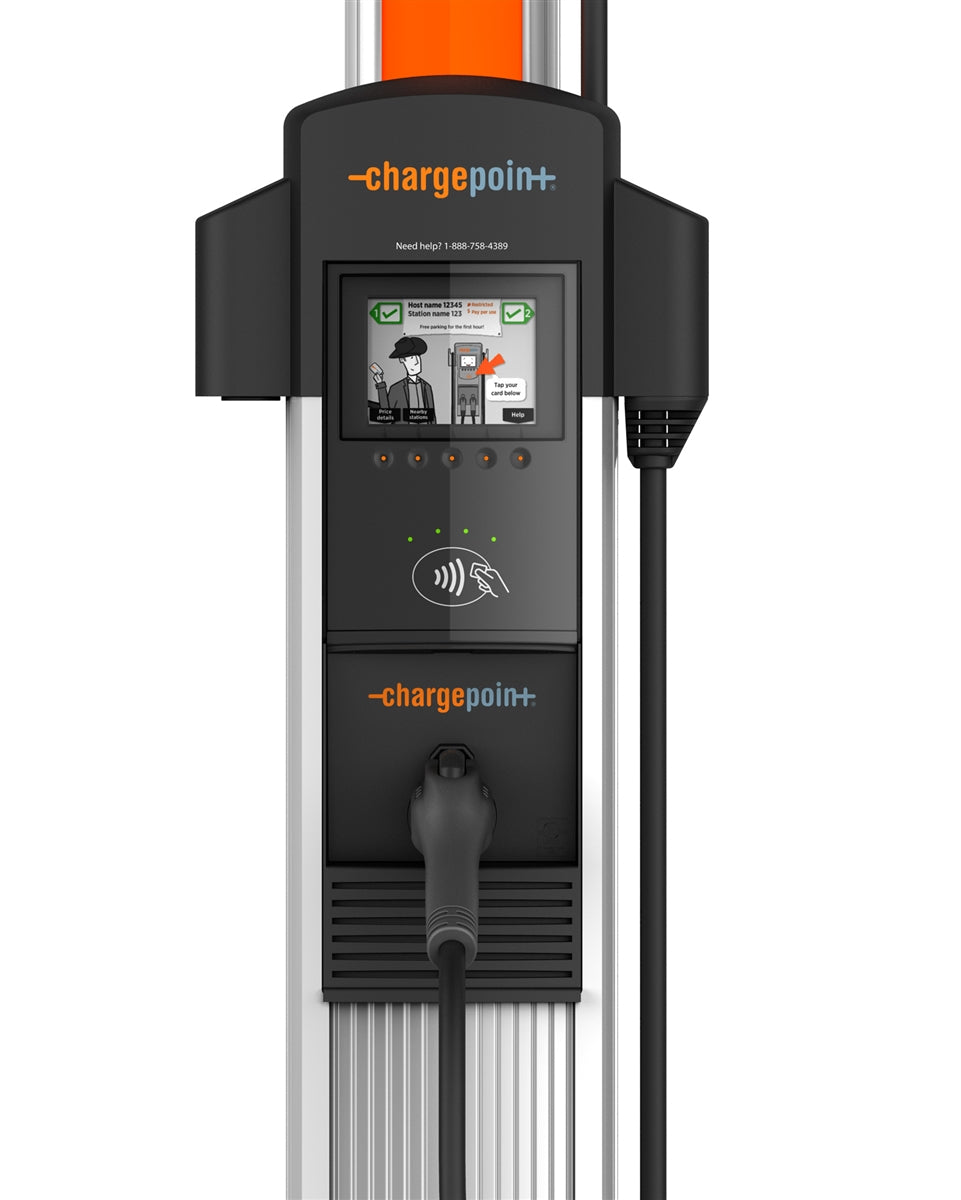 Chargepoint CT4000 | PEDESTAL | Level 2 AC Commercial Charging Station ...